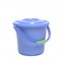Travellife toiletemmer met deksel blauw 5L | Linberg